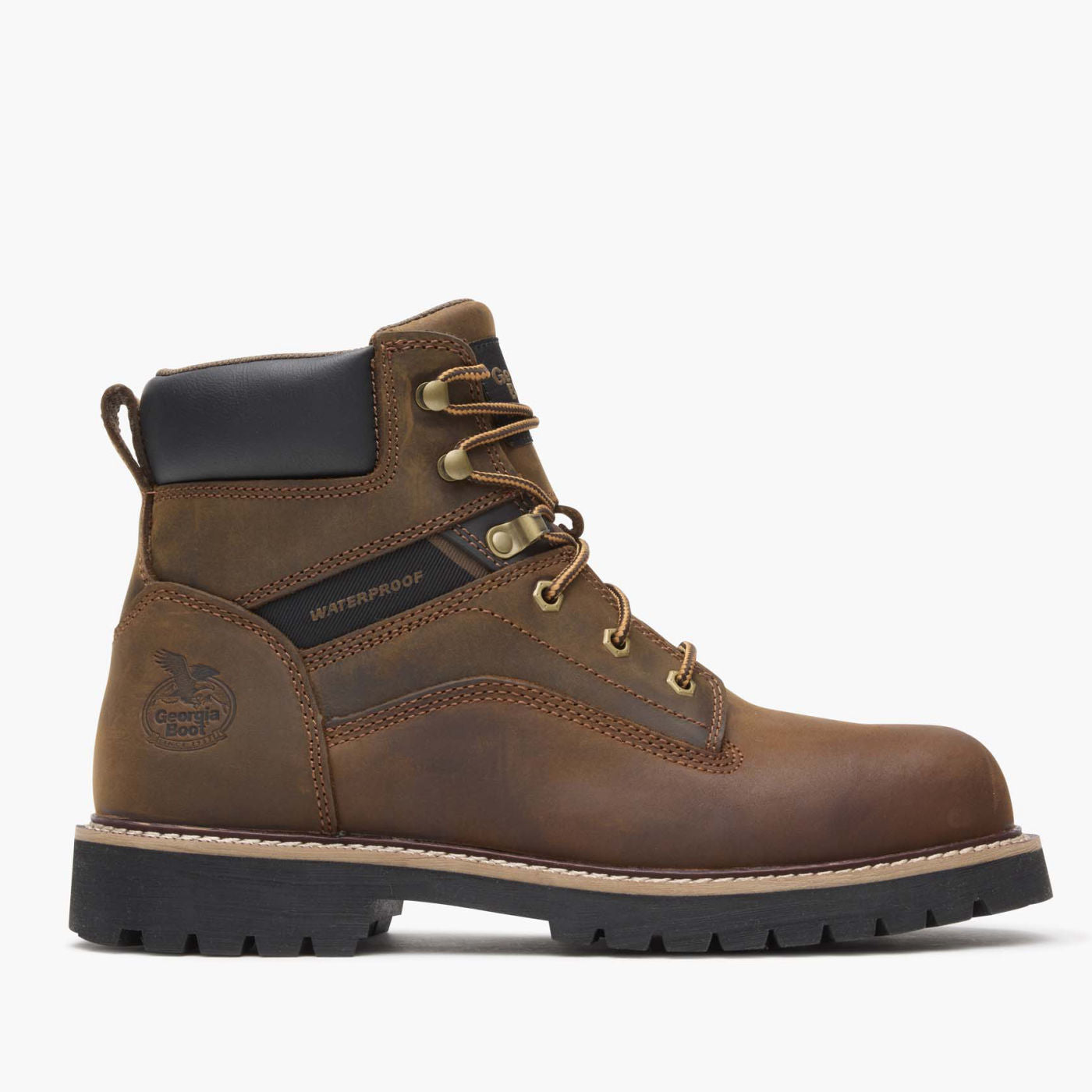 Georgia Boot Men's Core 37 Steel Toe 6" Waterproof Work Boot